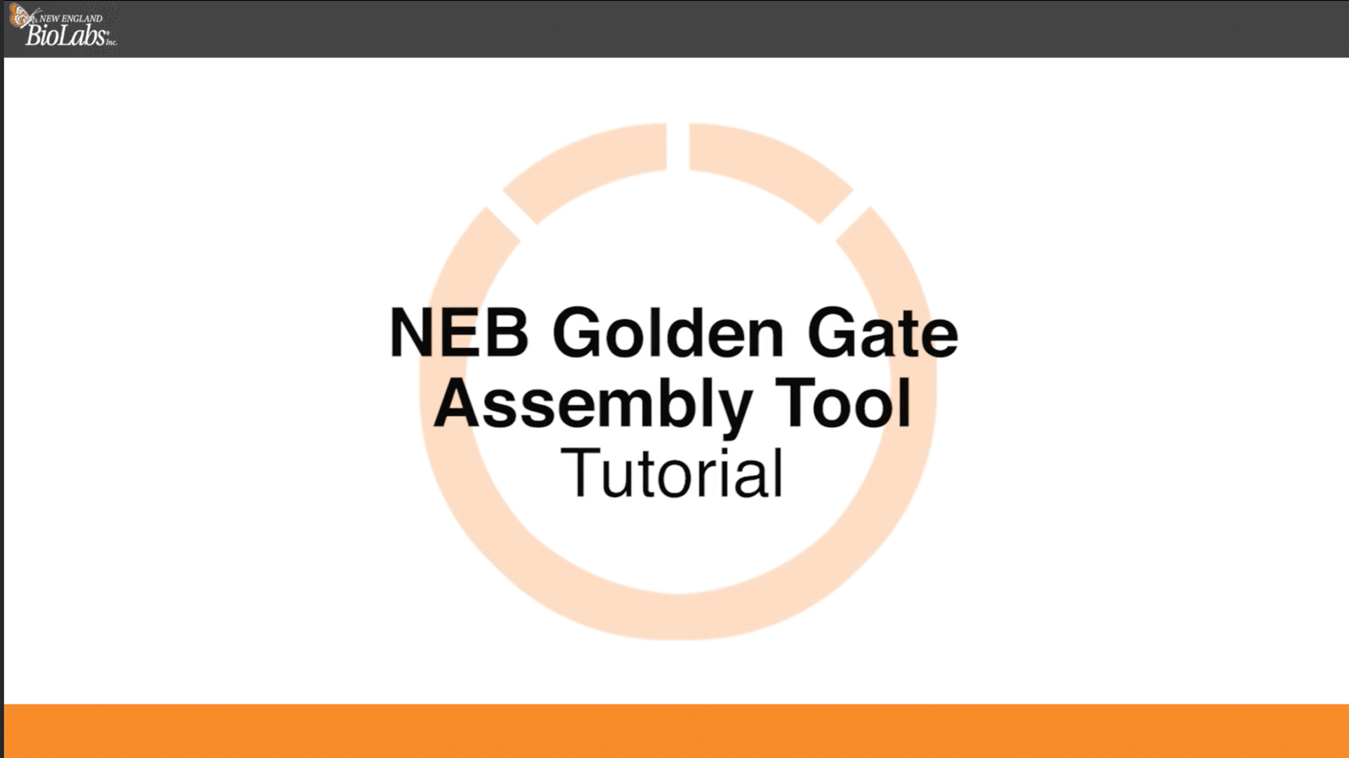 Golden Gate Assembly Domestication Tutorial | NEB