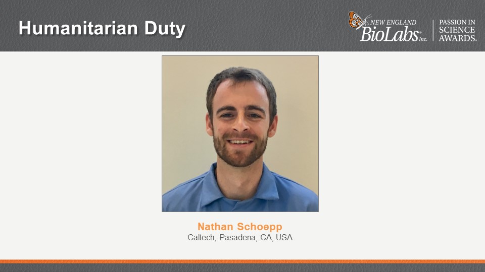Passion in Science Awards 2019 – William Murta | NEB
